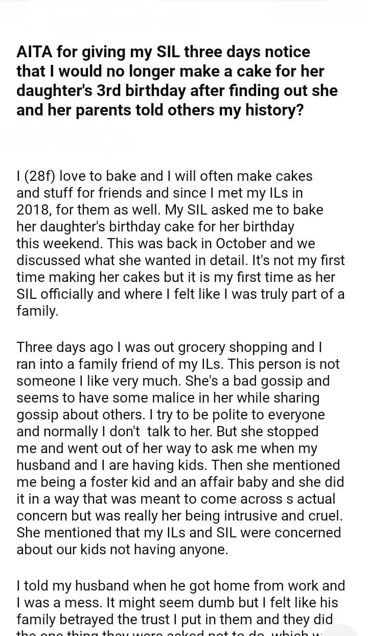 AITA for giving my SIL three days notice – DJOTD.com