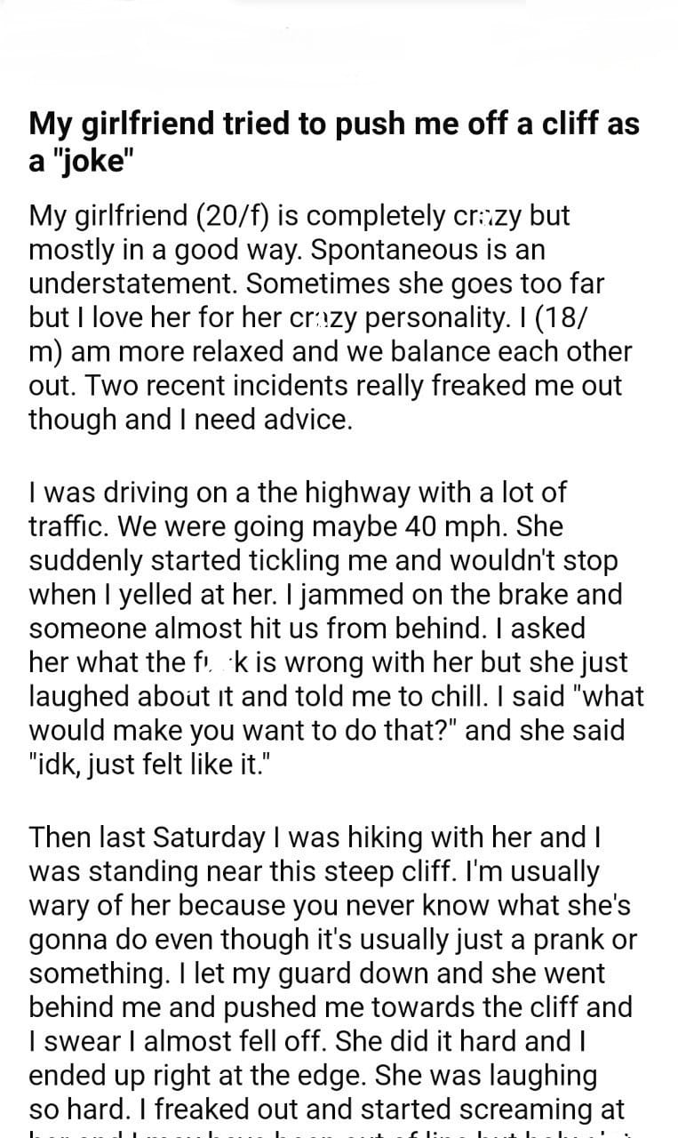 My girlfriend “joke” – DJOTD.com